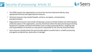 GDPR Summary | PPTX | Internet Safety | Parenting