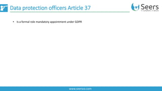 GDPR Summary | PPT