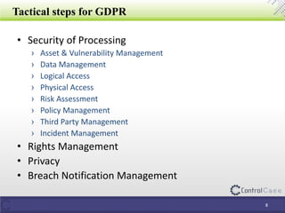 General Data Protection Regulation (GDPR) | PPTX