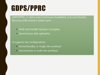 GDPS and System Complex | PPTX