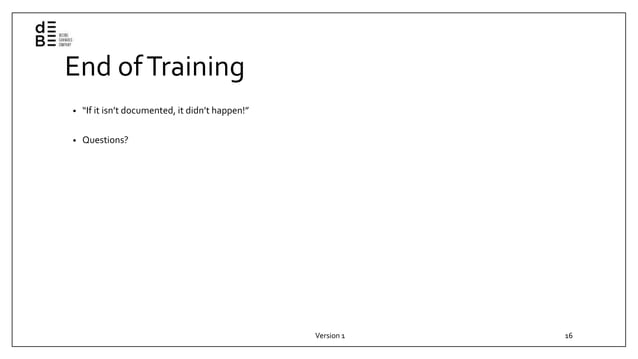 GDP training.pptx | Databases | Computer Software and Applications