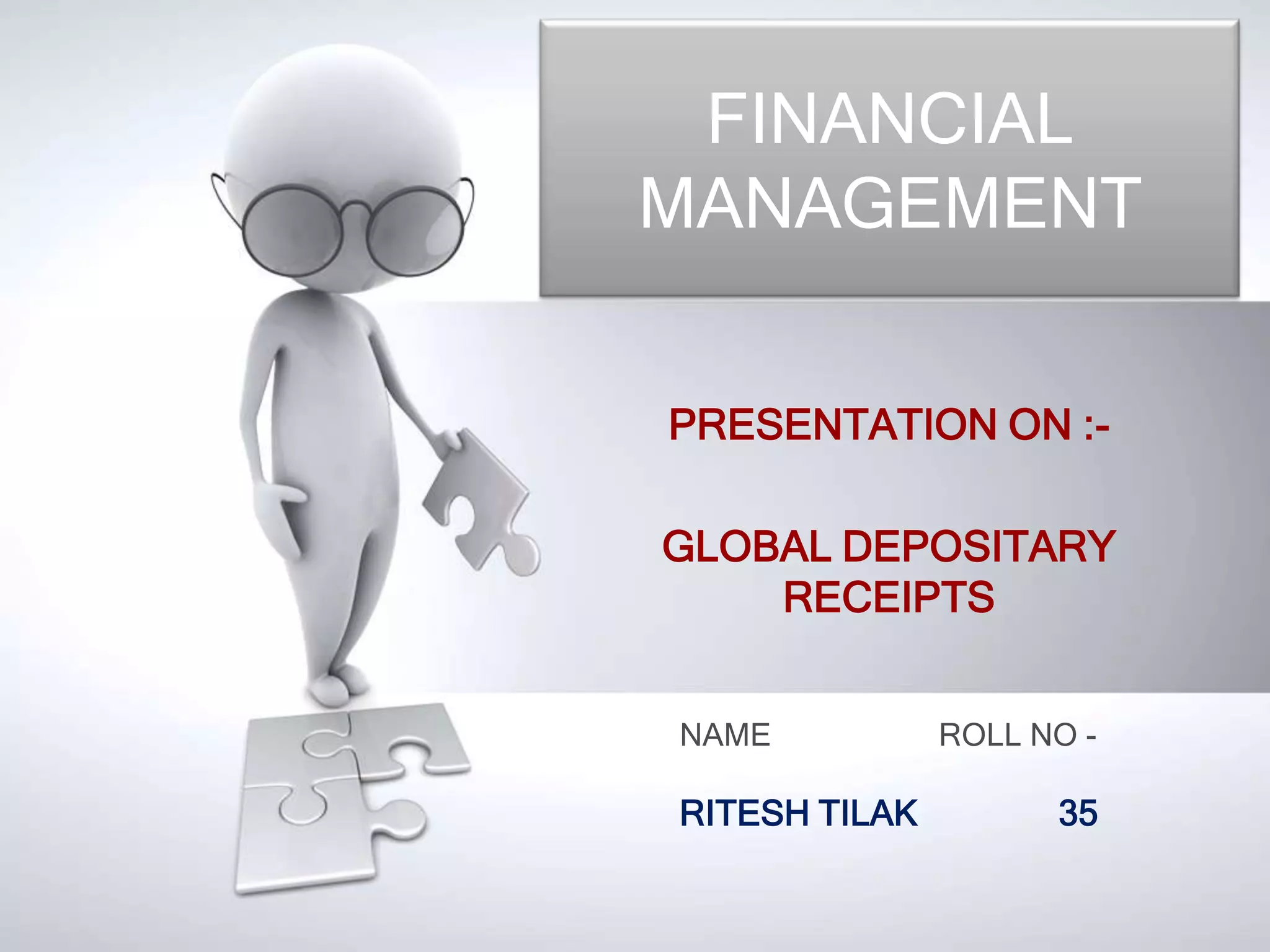 Global Depositary Receipts | PPTX