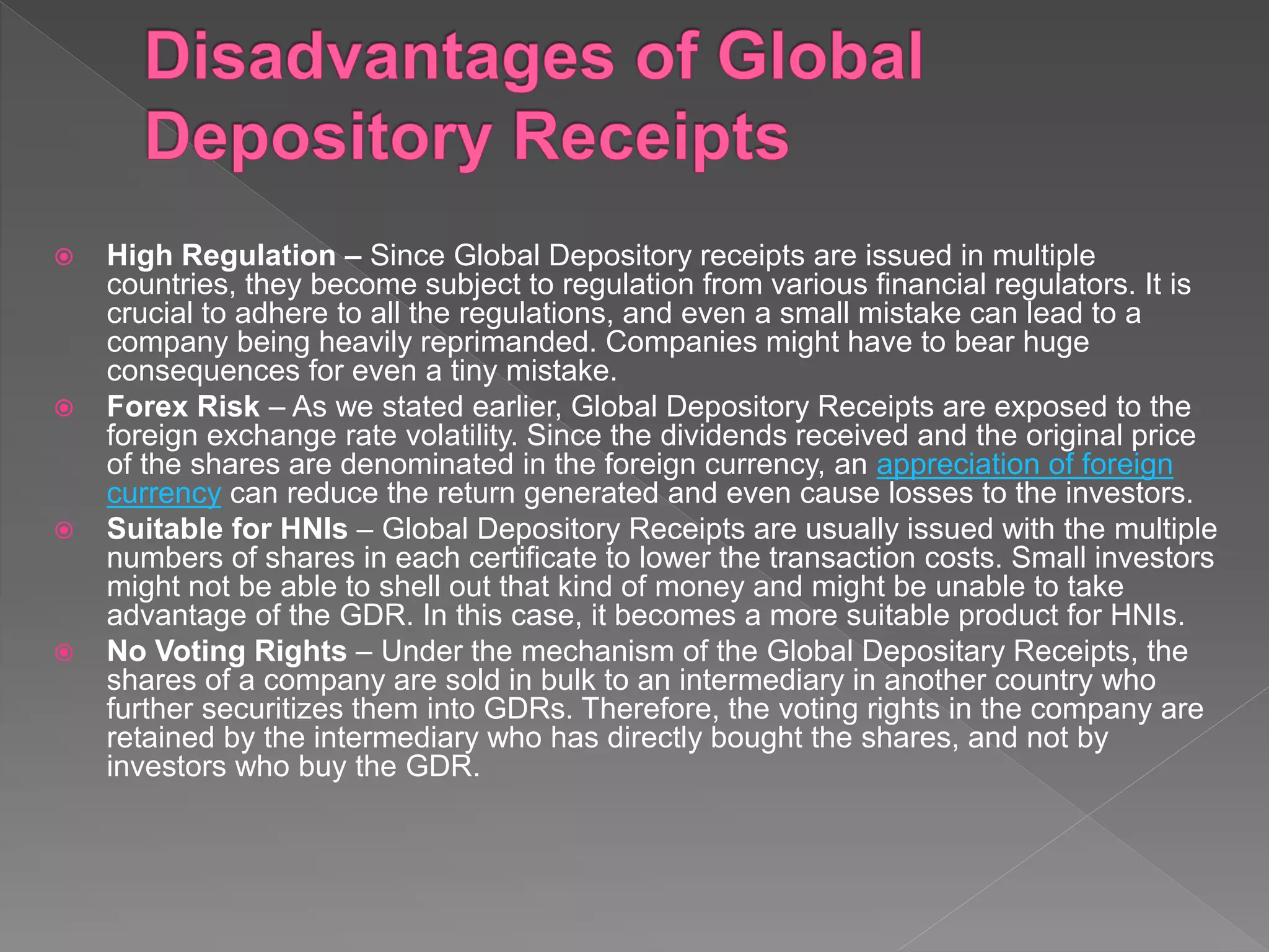 Global Depositary Receipt | PPTX