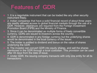 Global Depositary Receipt | PPTX