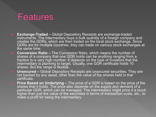 Global Depositary Receipt | PPTX