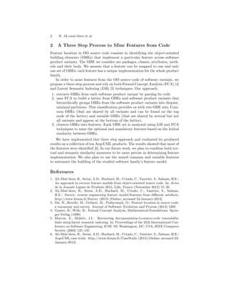 Feature Mining From a Collection of Software Product Variants | PDF