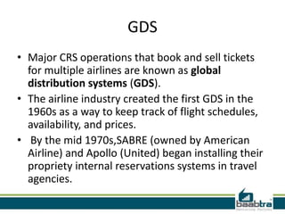Global Distribution System | PPT