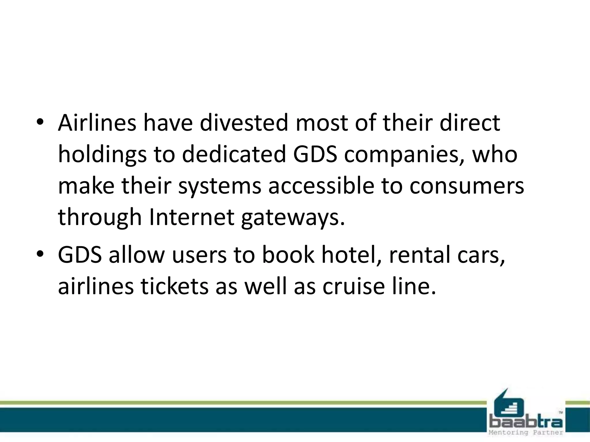 GDS (Global Distribution System) | PPTX