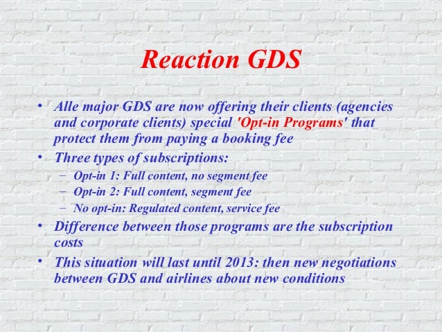 GDS Systems Overview