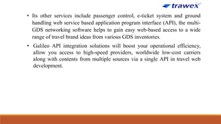 GDS API INTEGRATION-Trawex Technologies. | PPT