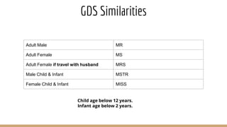 GDS BASIC.pptx | Air Travel | Travel Type
