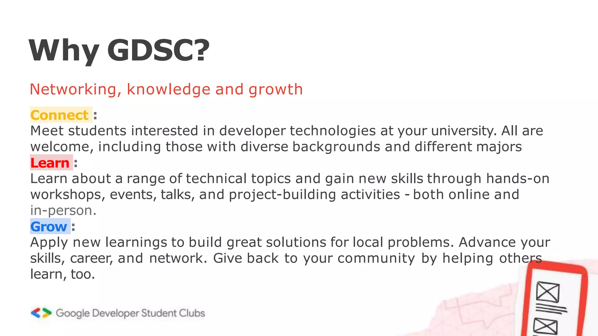 GDSC inauguration presentation | PPT