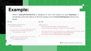 GDSC - SOLID Principles session.pptx | Programming Languages | Computing