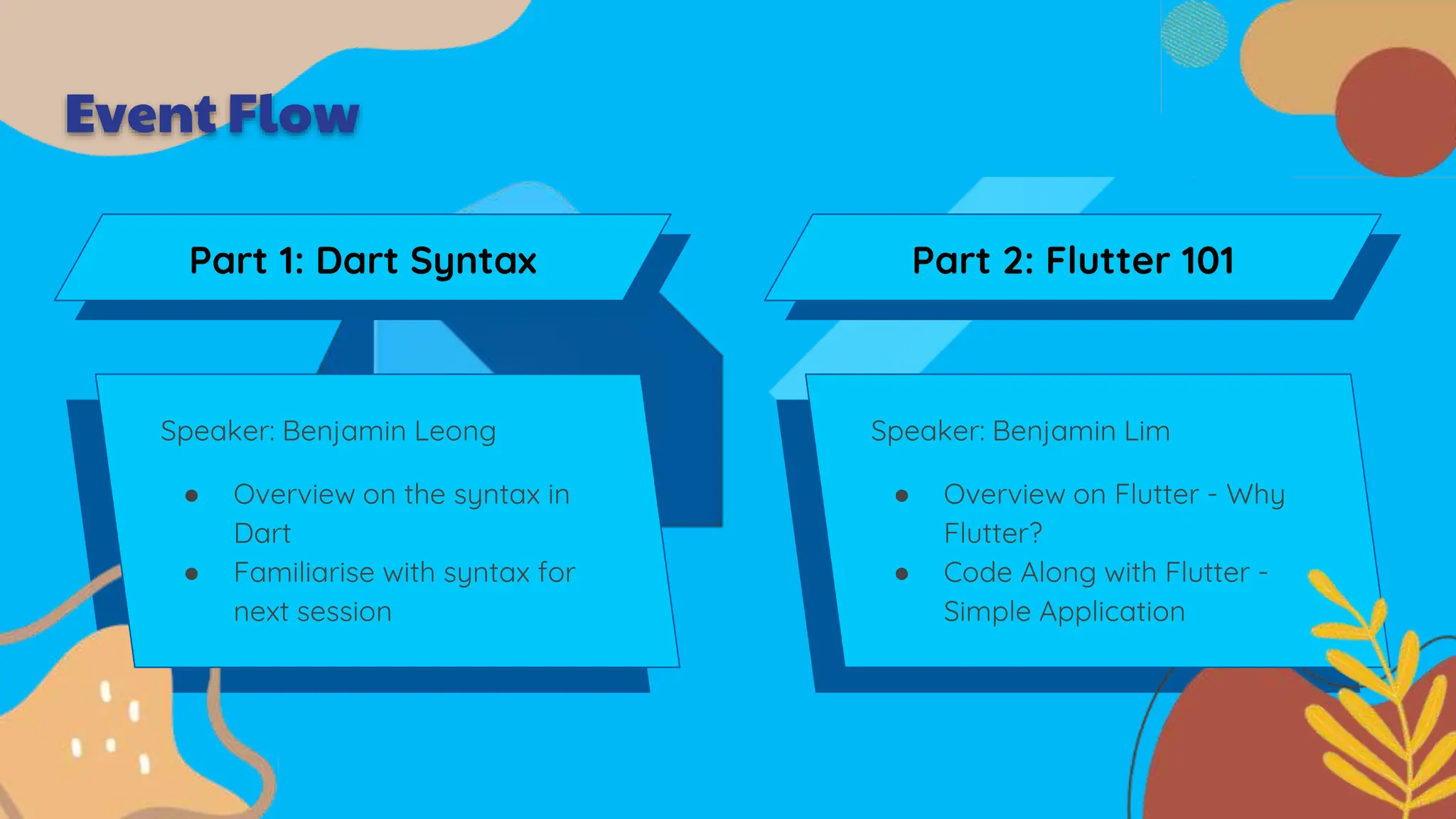 [Study Jam 1.0] Flutter Workshop (Beginner) | PPT