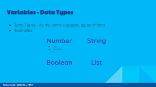 [Study Jam 1.0] Flutter Workshop (Beginner) | PPT