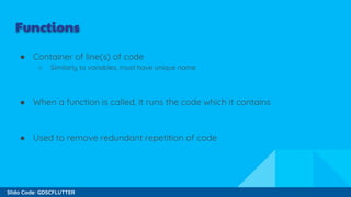 [Study Jam 1.0] Flutter Workshop (Beginner) | PPT