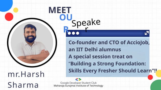 gdg on campus msit orientation ppt is here | PPT