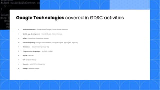 GDSC AEC InfoSession.pptx | Secondary Education | Education