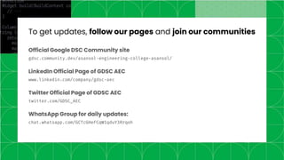 GDSC AEC InfoSession.pptx | Secondary Education | Education