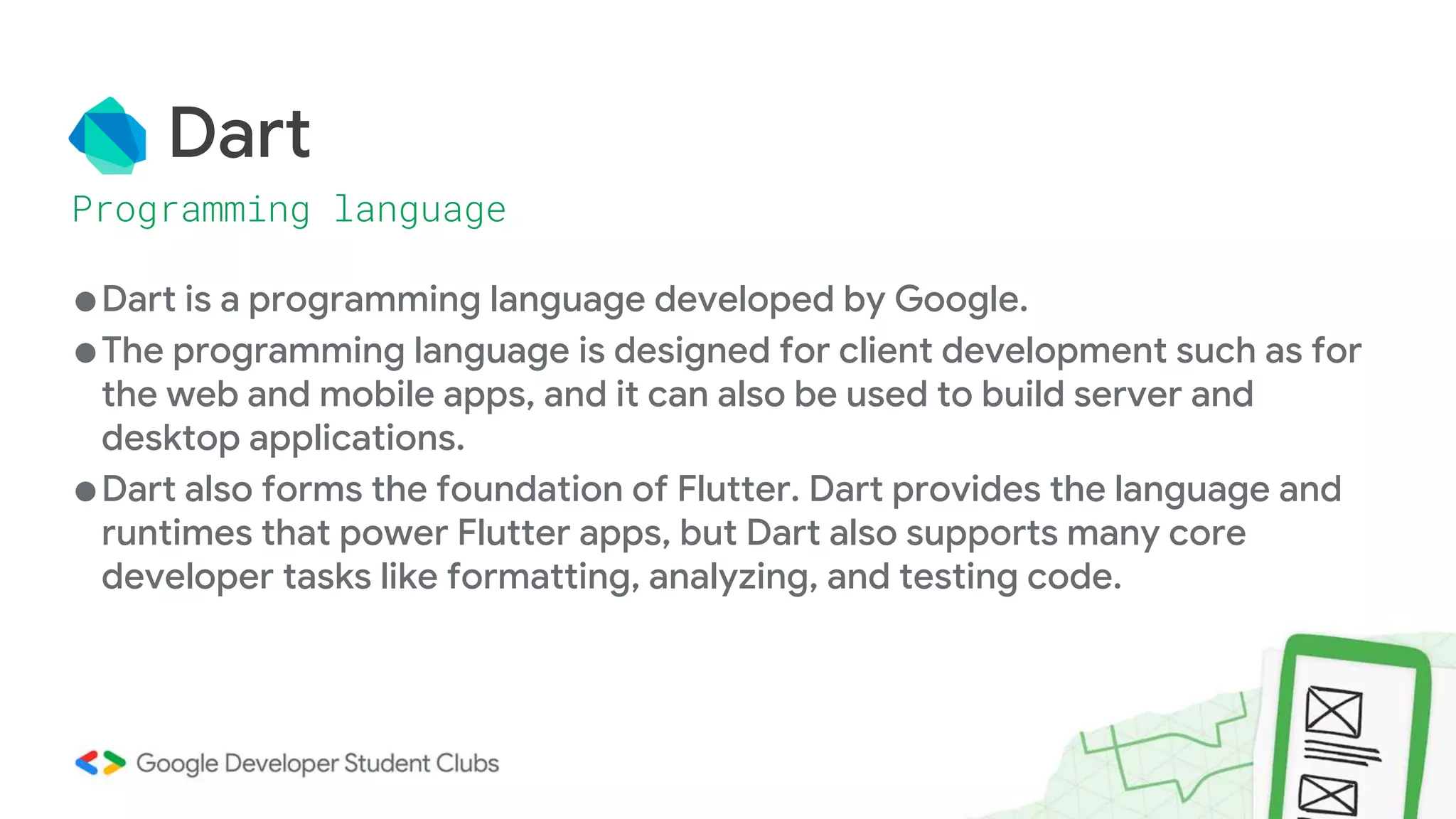 GDSC Flutter Forward Workshop.pptx | Programming Languages | Computing