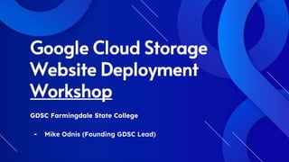 GDSC FSC x Hack@CEWIT - Workshop Slides (2024).pptx