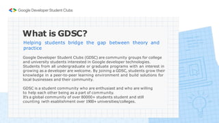 GDSC SCE Opening Ceremony | PPTX