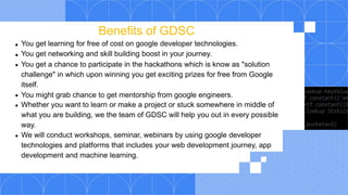 GDSC SCE Opening Ceremony | PPTX