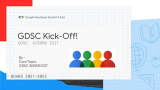 Gdsc kick off | PPT