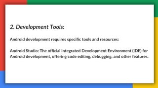 Android and Solution challenge that is Discover Design develop | PPT