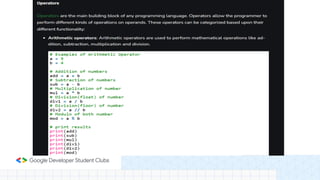 gdscpython.pdf | Programming Languages | Computing
