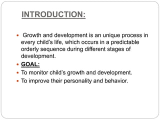 growth and development in preschooler age group in pediatric nursing | PPTX