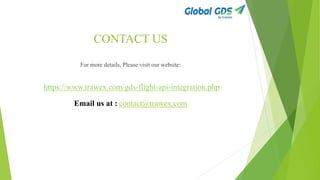 GDS flight API integration | PPT