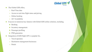 GDS flight API integration | PPT