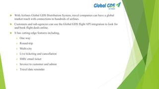 GDS flight API integration | PPT