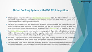 GDS Flight API Integration | GDS Flight API Integration | PPT