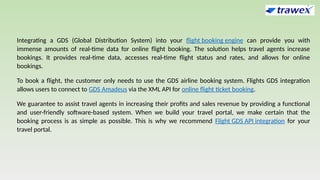 GDS Flight Booking System | GDS Airline Reservation System | PPT