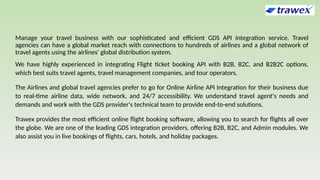 GDS Flight Booking System | GDS Airline Reservation System | PPTX