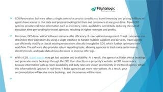 GDS Reservation Software | Travel GDS System | PPTX