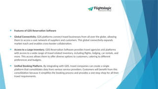 GDS Reservation Software | Travel GDS System | PPTX