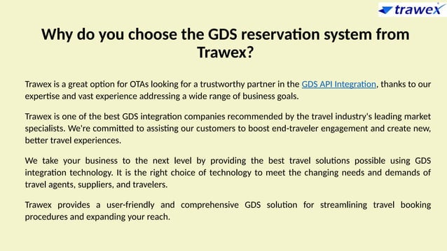 GDS Reservation System | Automated Reservation System | PPT