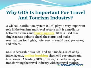 GDS Software Development |Travel Portal Development | PPT