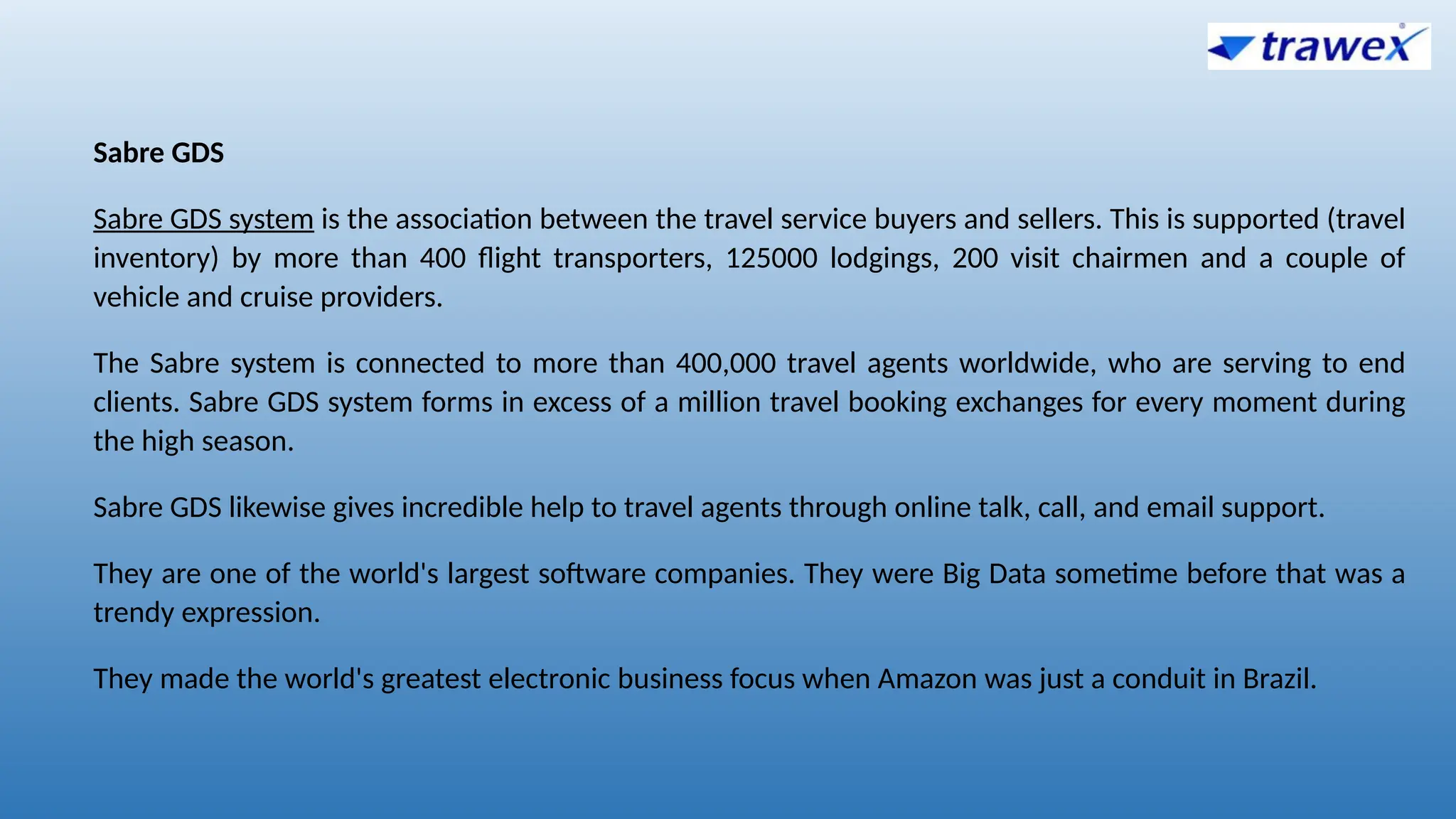 GDS System | GDS Software | Global Distribution System | PPT