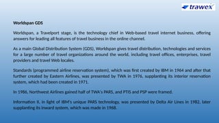 GDS System | GDS Software | Global Distribution System | PPT