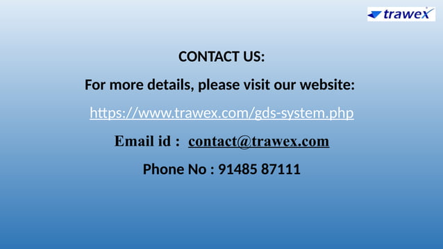 GDS System | GDS Software | Global Distribution System | PPT