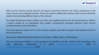 GDS System | GDS Software | Global Distribution System | PPT