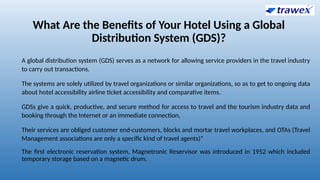 GDS System | GDS Software | Global Distribution System | PPT