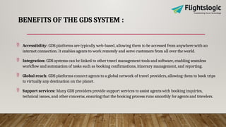 Travel GDS System Software- FlightsLogic | PPTX