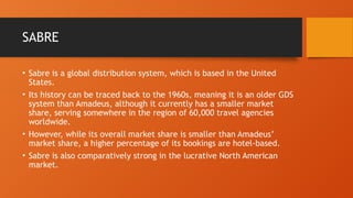 Presentation on GDS system by BTTM students | PPT