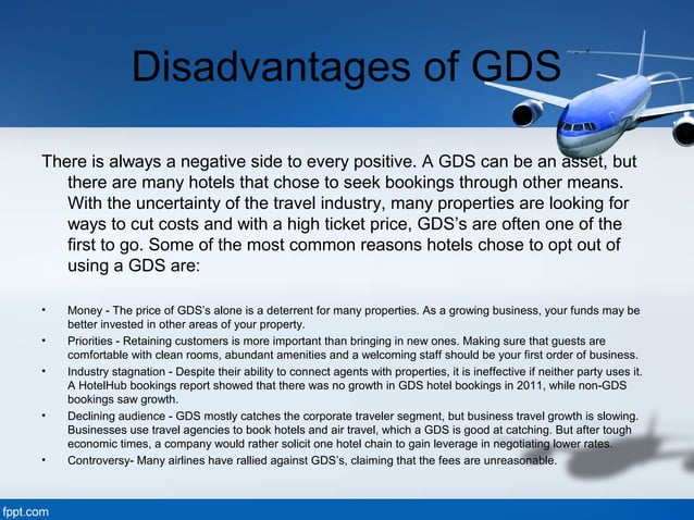 GDS, The Reason Behind Growth of Airline Industry | PPT | Air Travel ...
