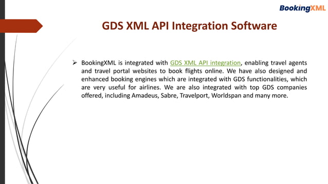 GDS XML API Integration Software.pptx GDS XML API Integration Software.pptx
